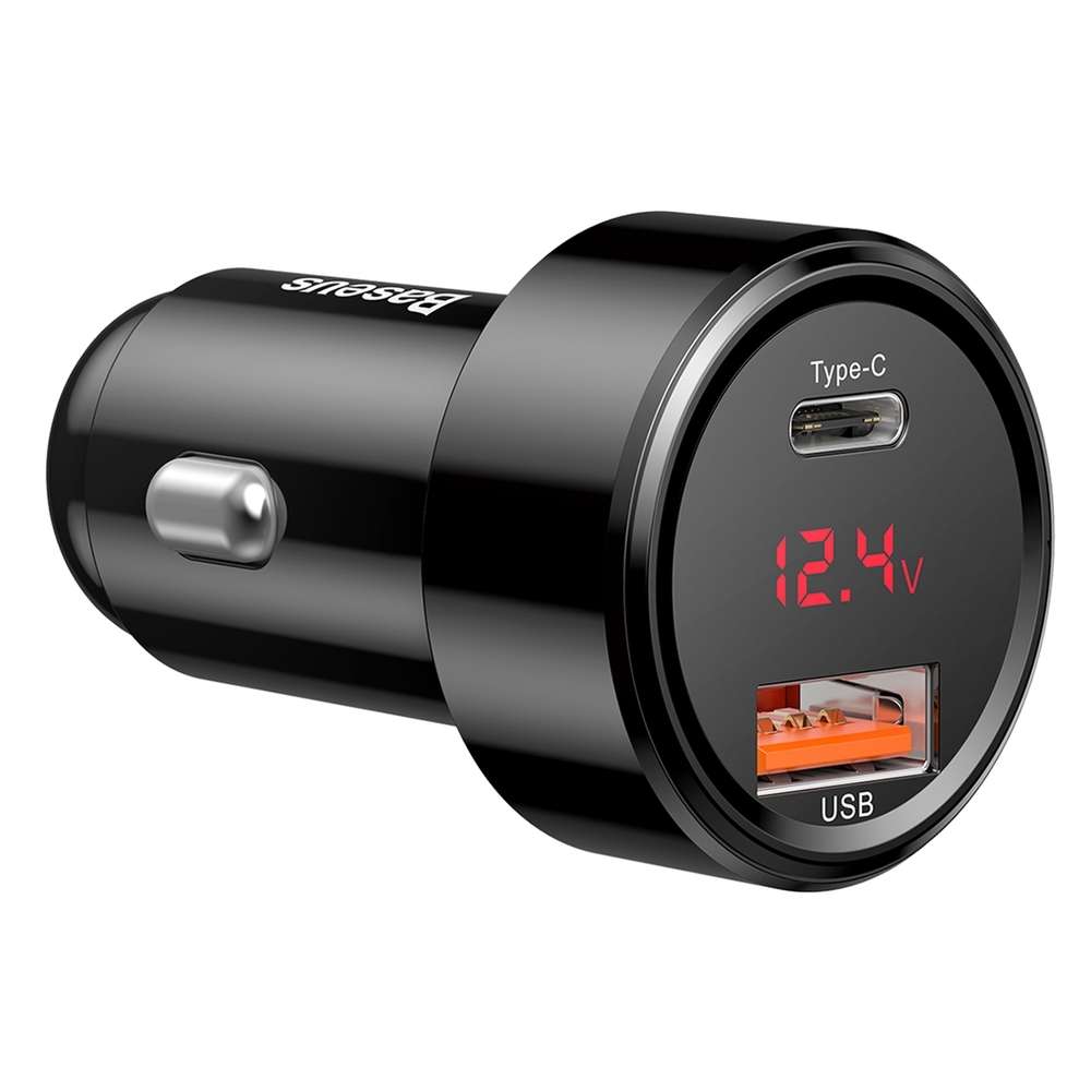 Baseus LED 45W QC4+ USB Type-C Car Charger for Phone / Tablet